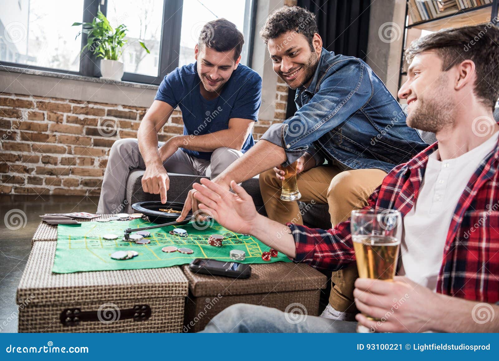 Men playing roulette game stock image. Image of roulette - 93100221