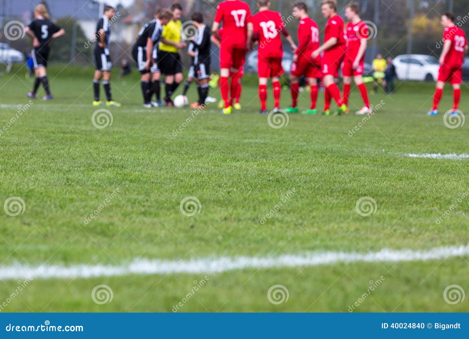 Men playing soccer stock photo. Image of match, blurred - 40024840