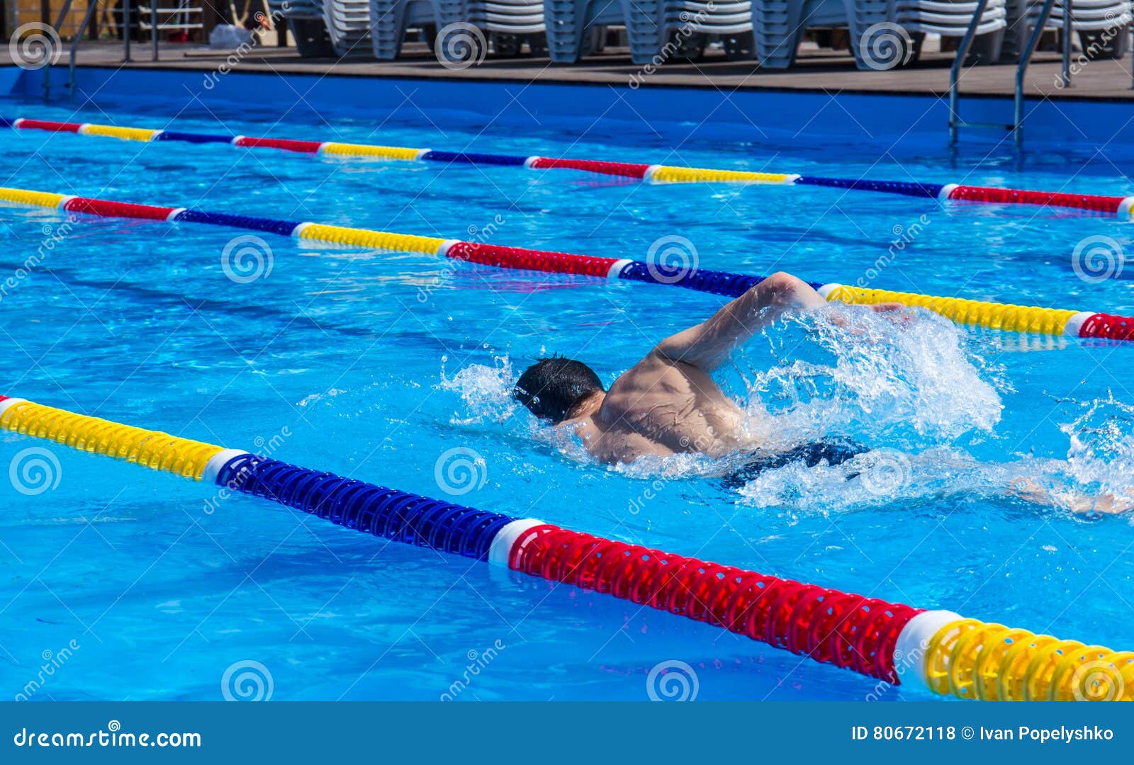 Men in the pool stock photo. Image of swim, water, pool - 80672118