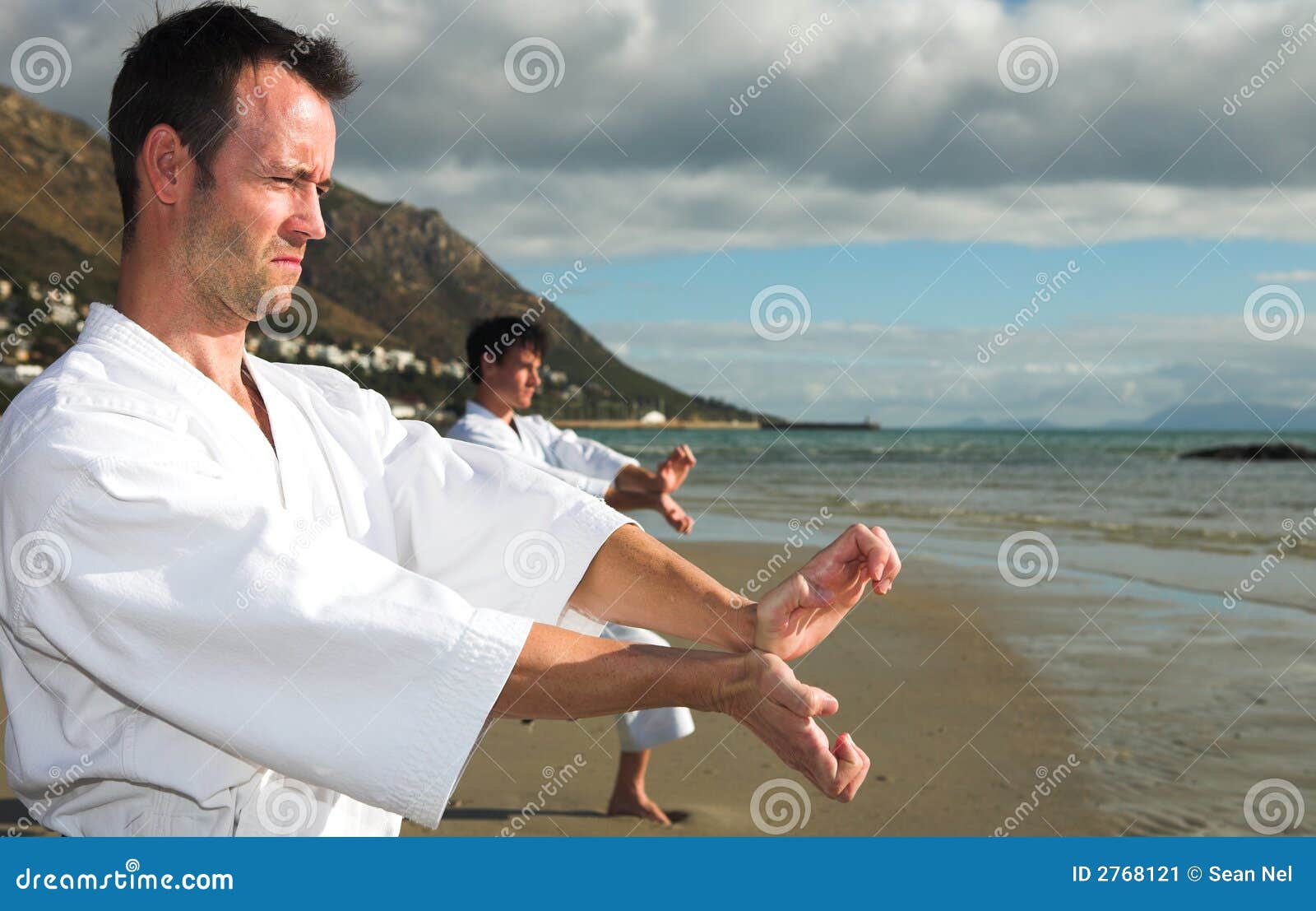 Men practicing Karate stock image. Image of people, arts - 2768121