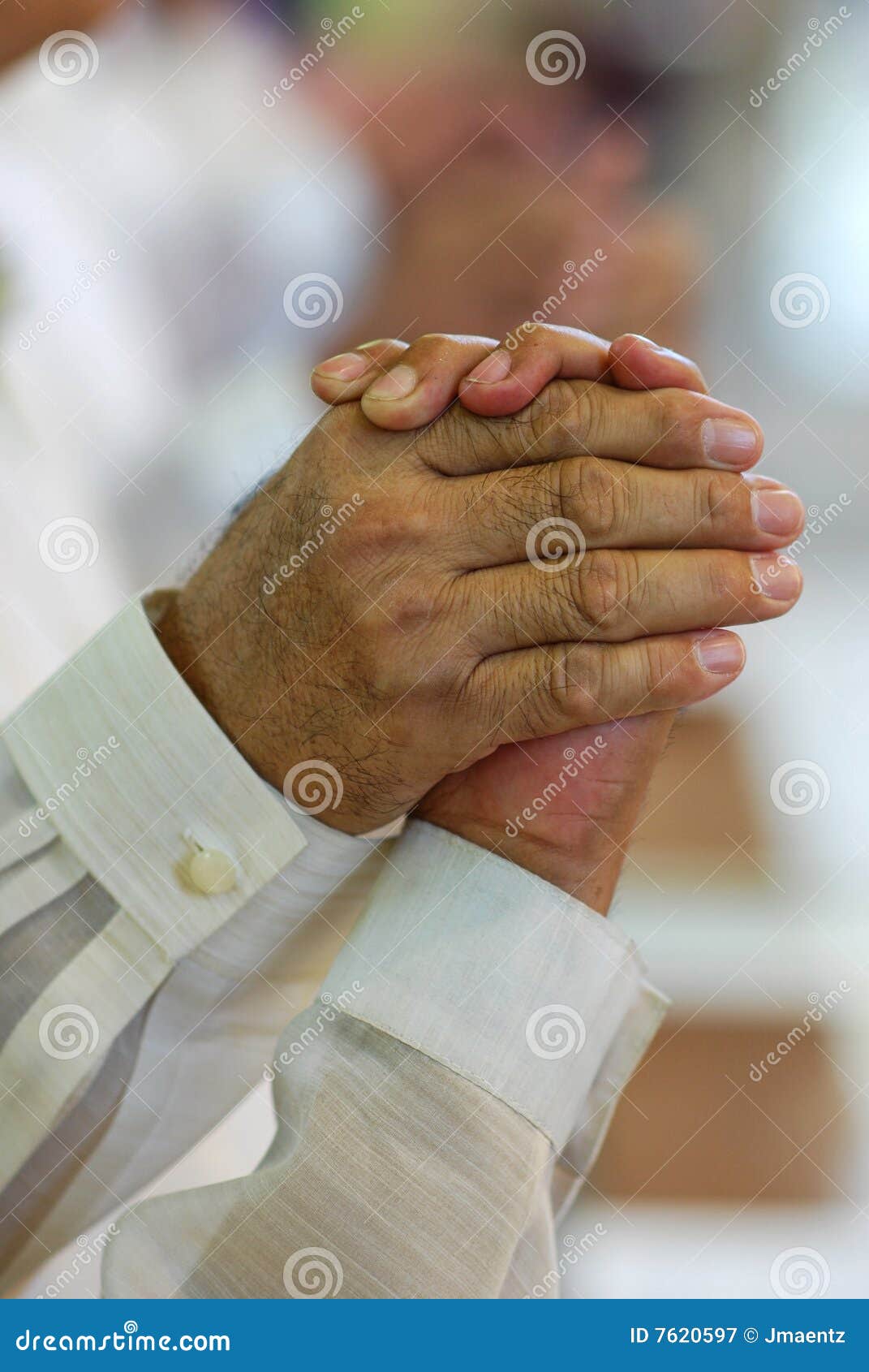 Men Praying Together at Church Wedding Ceremony Stock Image - Image of ...