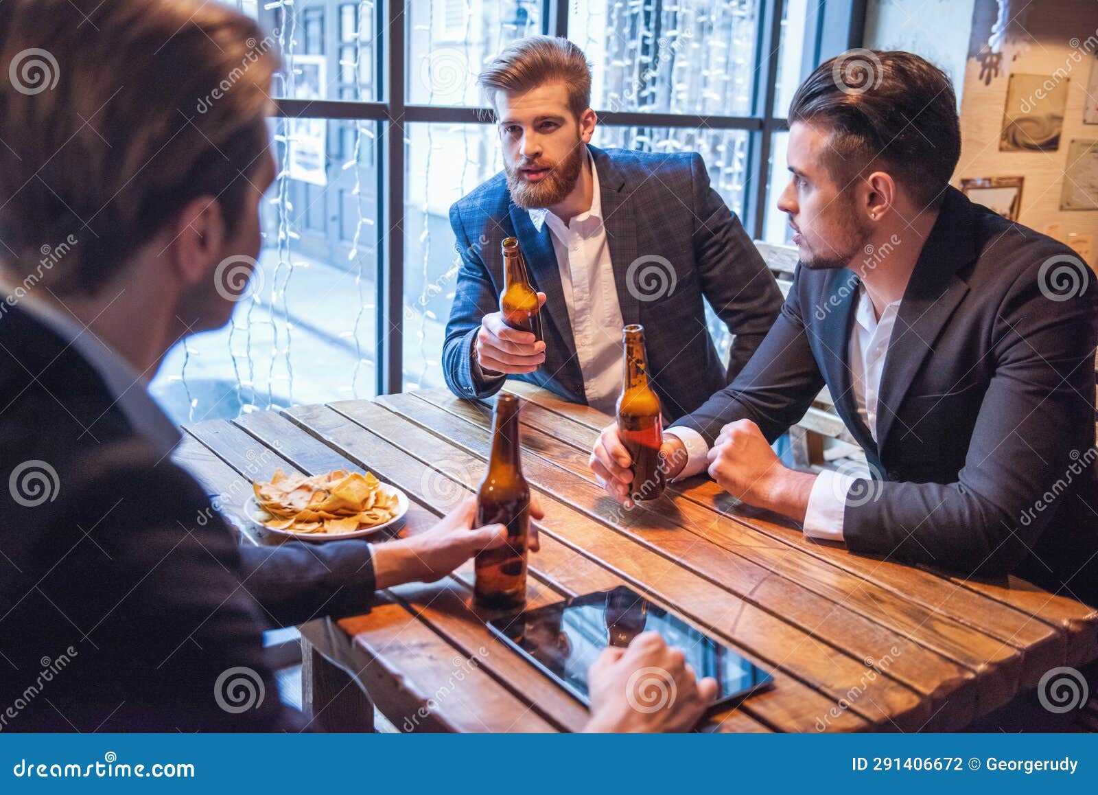 Men at the pub stock photo. Image of caucasian, glass - 291406672