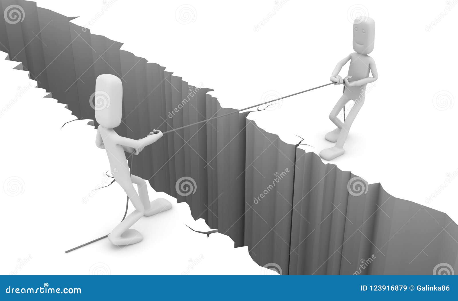Men pull a rope stock illustration. Illustration of design - 123916879
