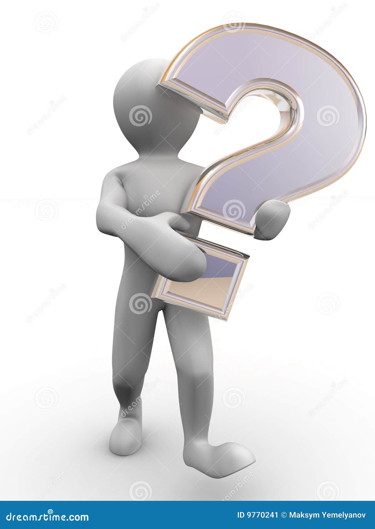 Men with question stock illustration. Illustration of choice - 9770241