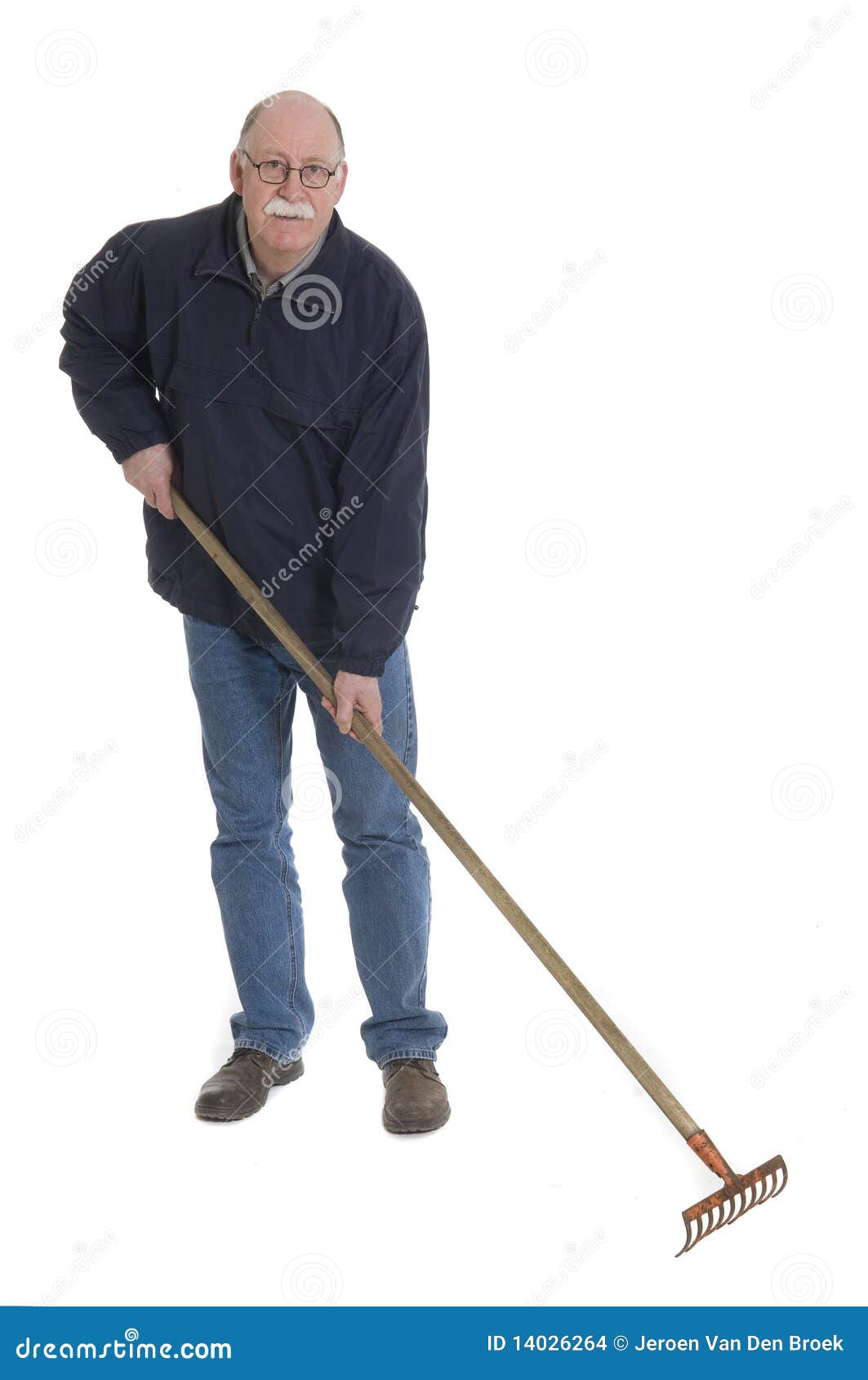 Men With A Rake Picture. Image: 14026264