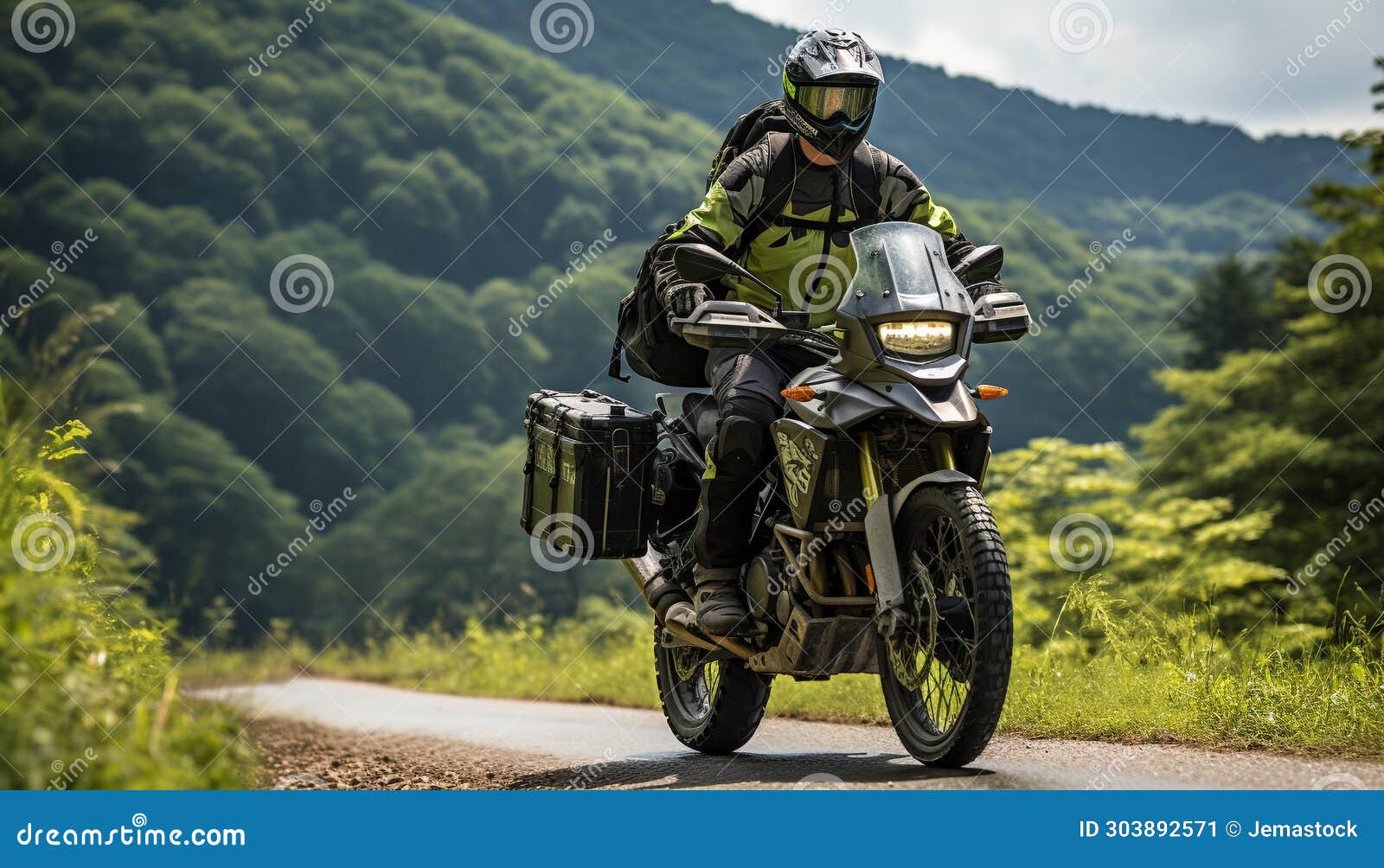 Men Riding Motorcycles in the Outdoors, Experiencing the Freedom of ...