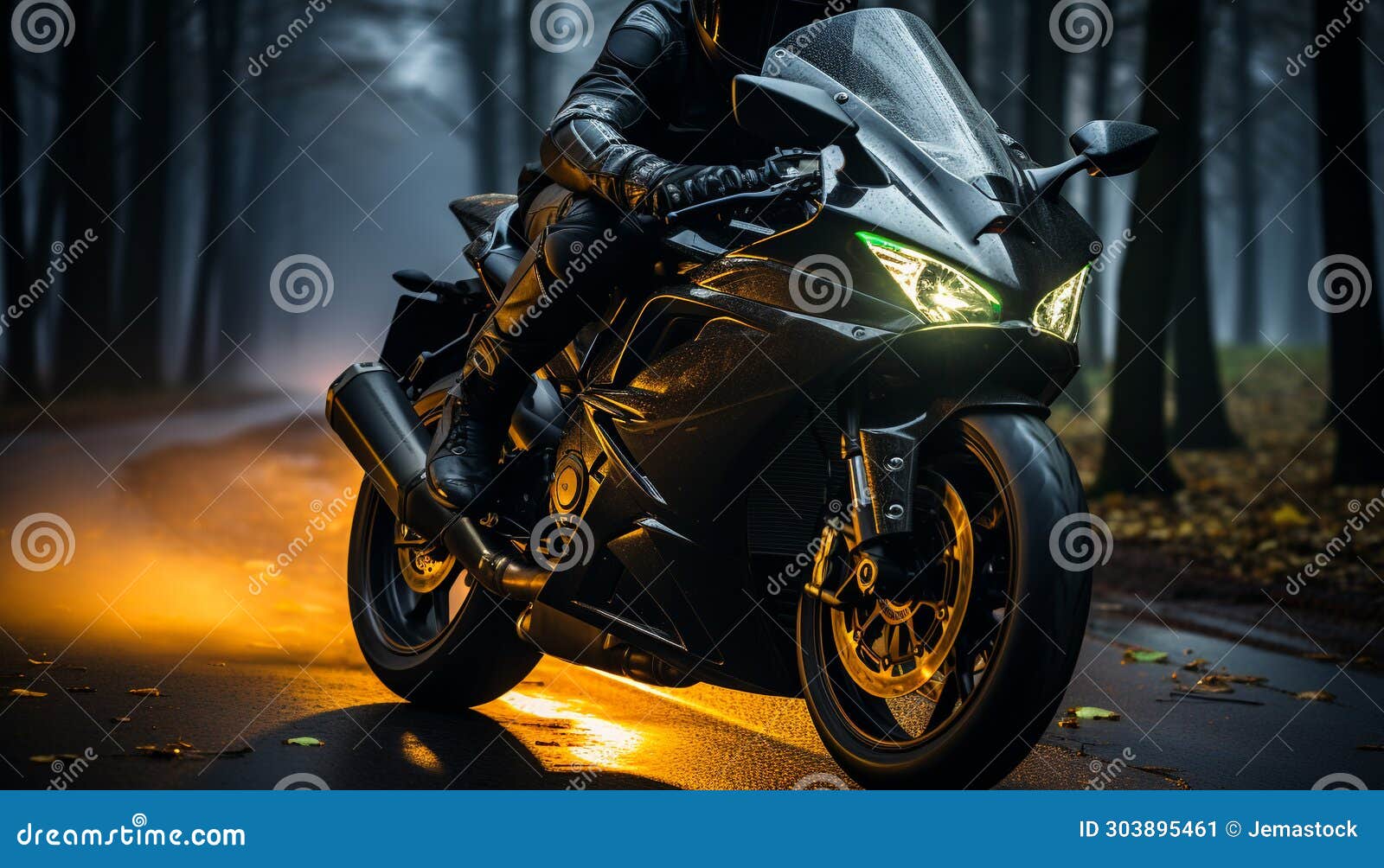 Men Riding Motorcycles in the Outdoors, Experiencing the Thrill of ...