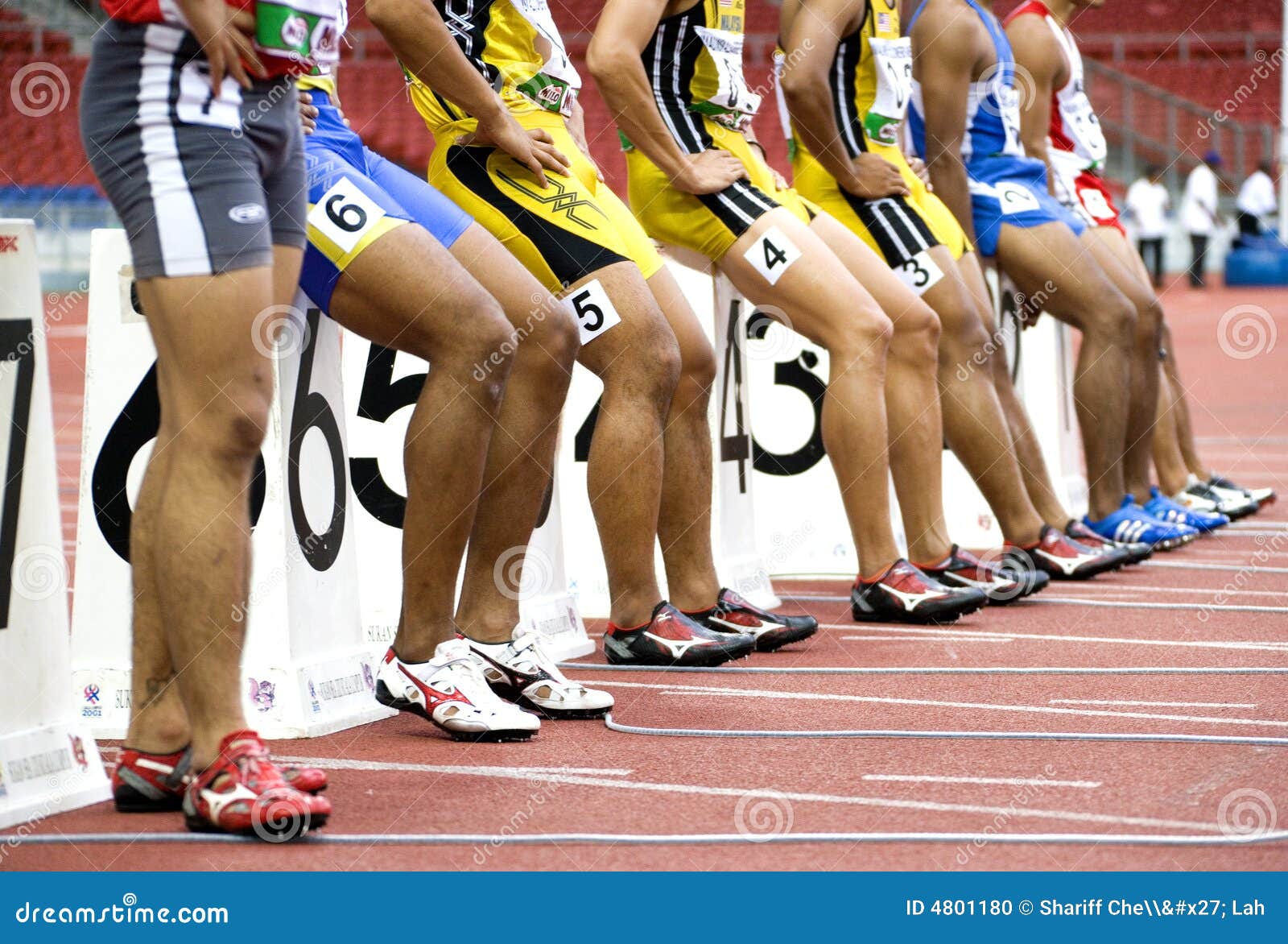 Men S 100 Meters Race Start Editorial Image - Image of exercise, ready ...