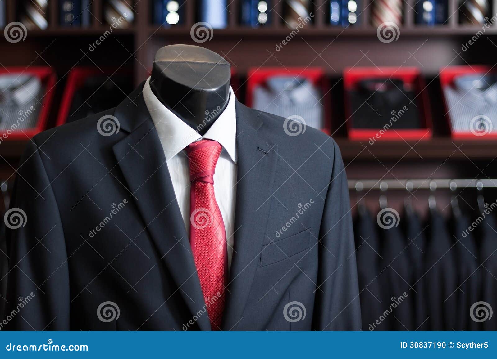 Men S Business Suit on a Dummy Stock Photo - Image of expertise, person ...