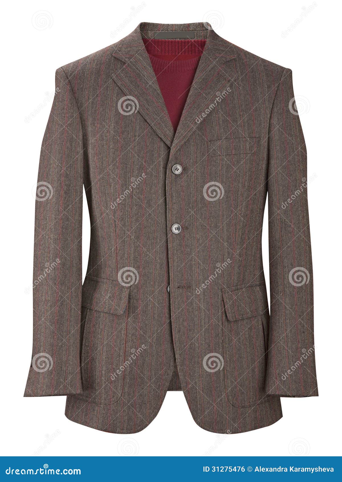 Men s business suit jacket stock photo. Image of brown - 31275476