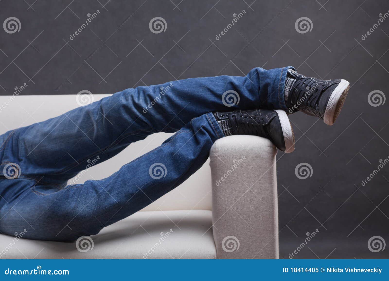 Men s feet overhanging stock image. Image of color, male - 18414405