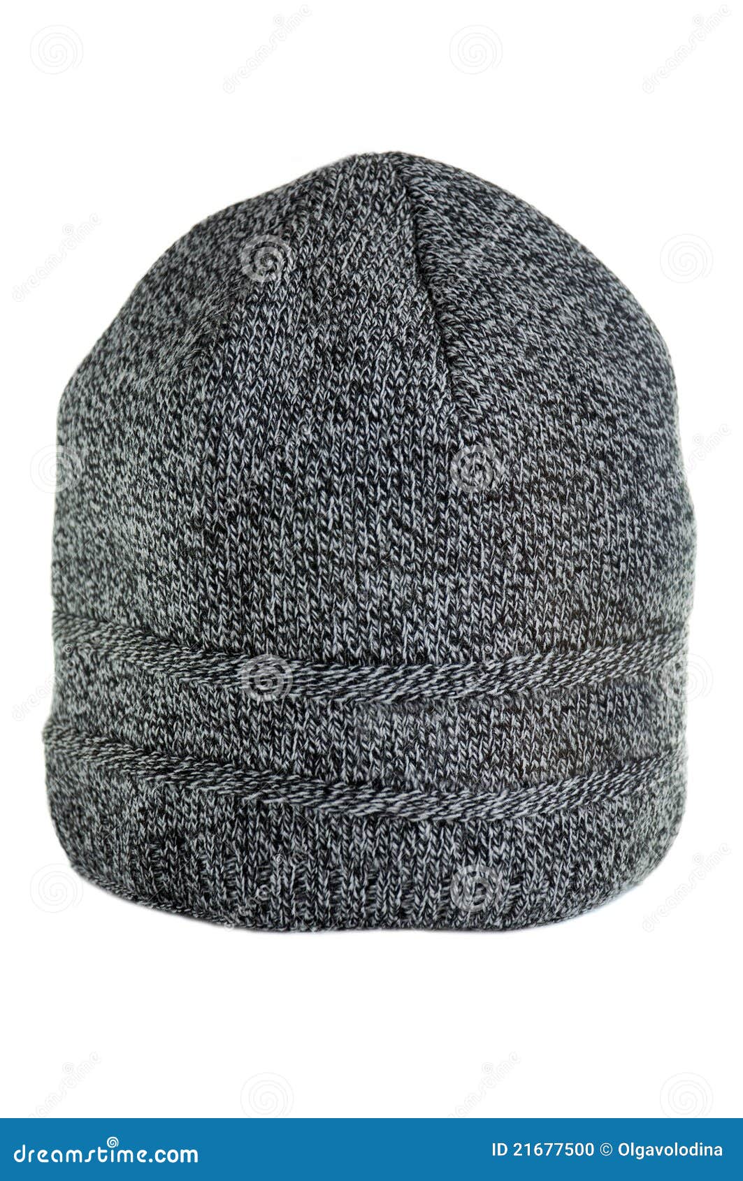 Men S Gray Knitted Cap Isolated Stock Photo - Image of white, warm ...