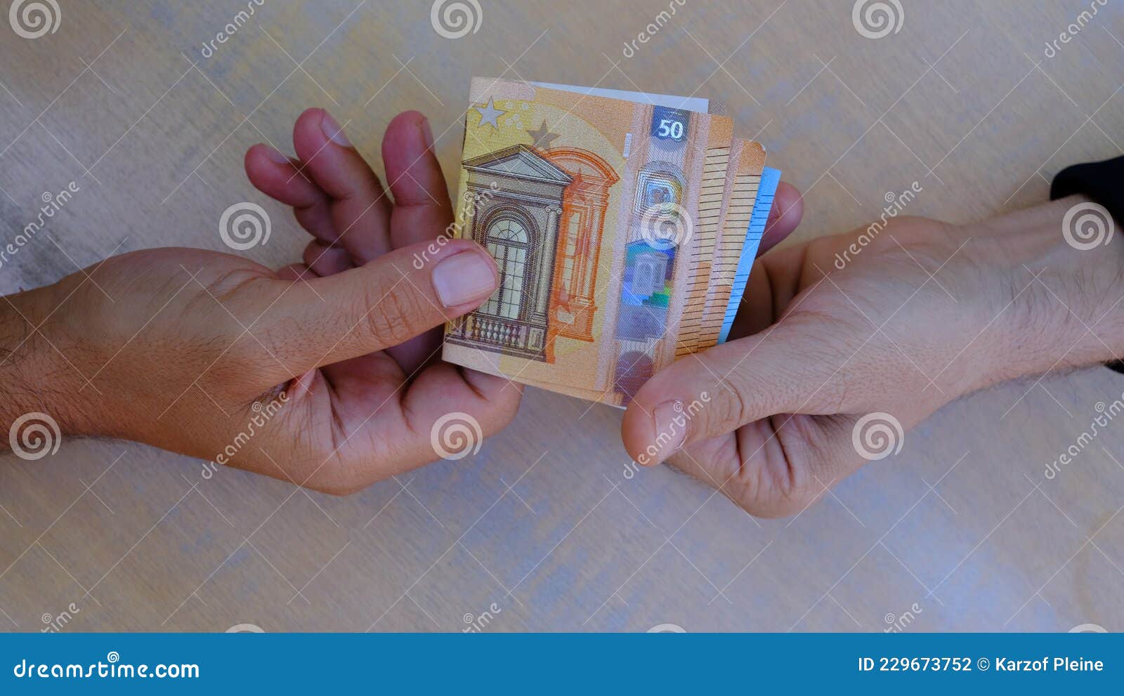 Men S Hands Exchange Money, Euro Banknotes Stock Photo - Image of ...