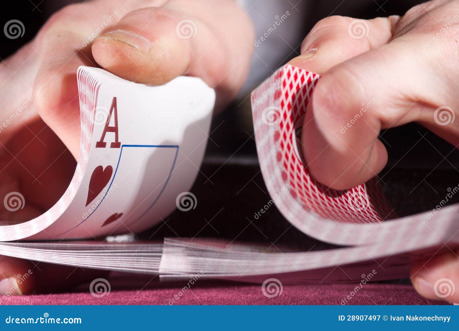 Men S Hands at the Gaming Table Stock Image - Image of games, hold ...