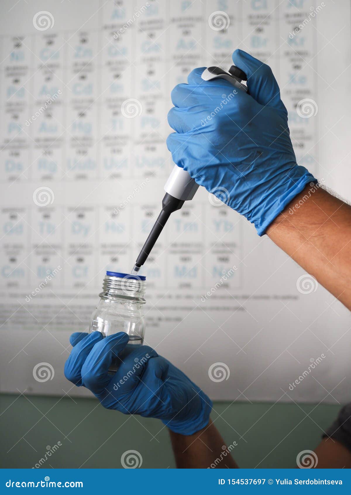 Hands Of Scientists Are Working On Research.Bacteria In Agar Sheets ...