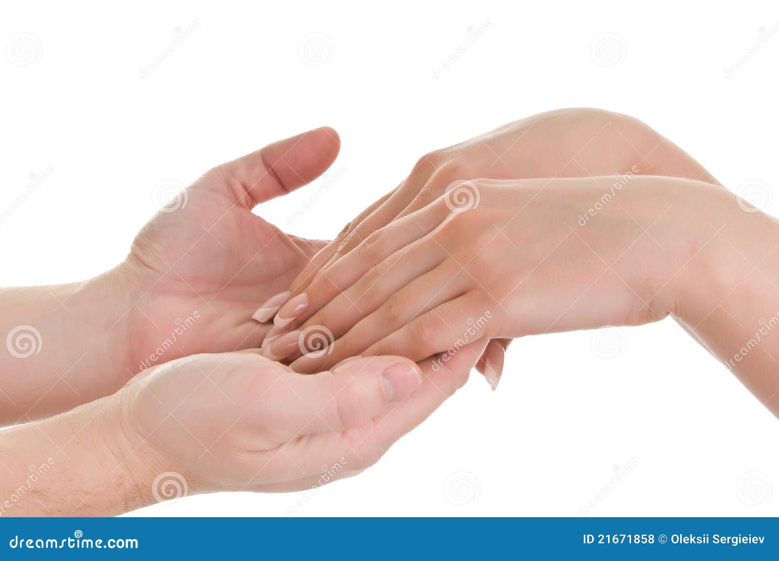Men S Hands Supporting Women S Hands Stock Photo - Image of ...