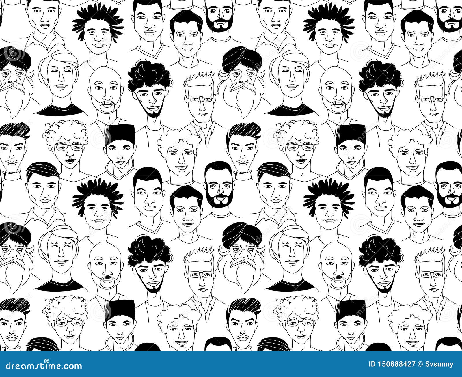 Seamless Drawing Vector Illustration | CartoonDealer.com #51079852