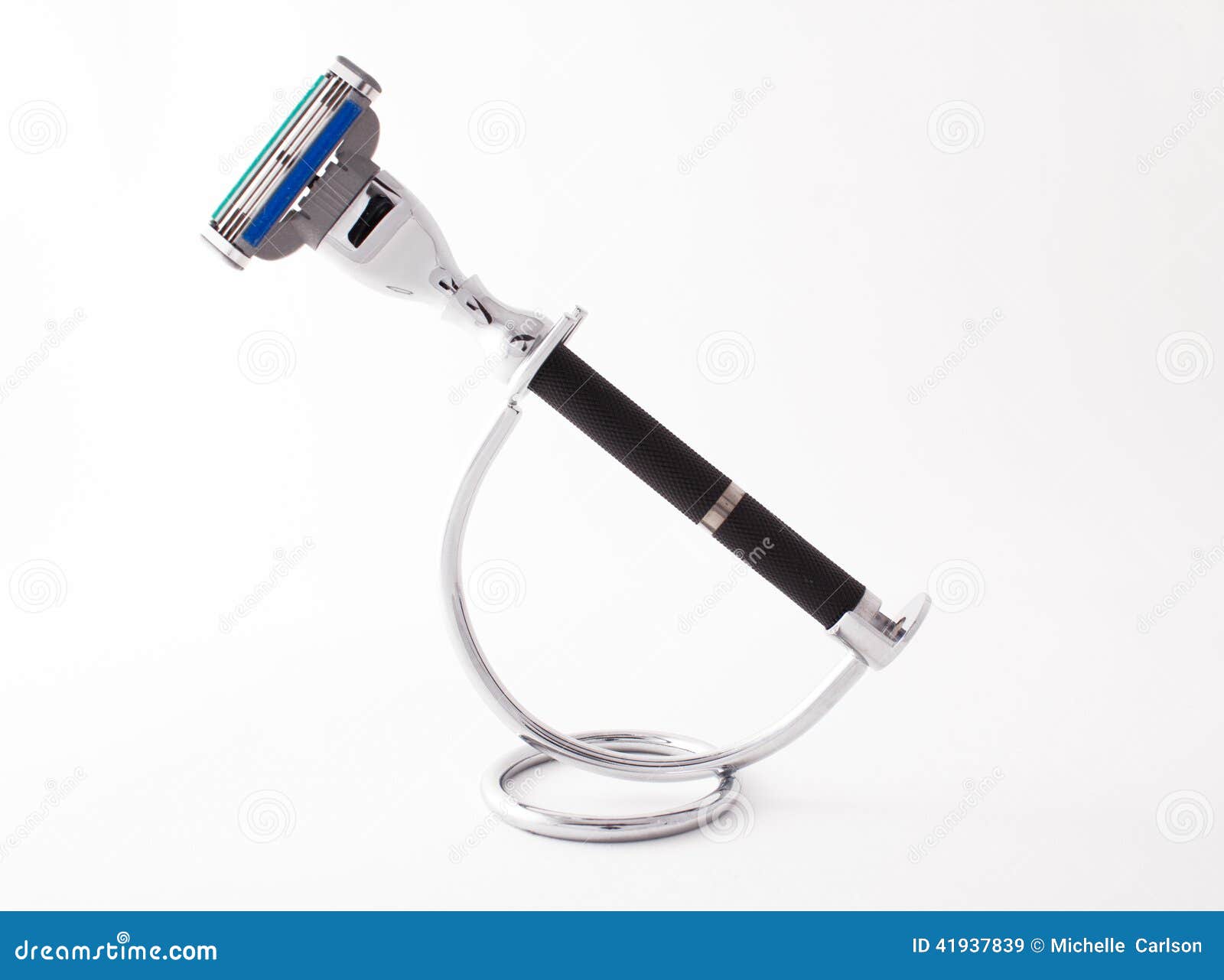 Men S High End Reusable Razor with Stand Stock Image - Image of ...