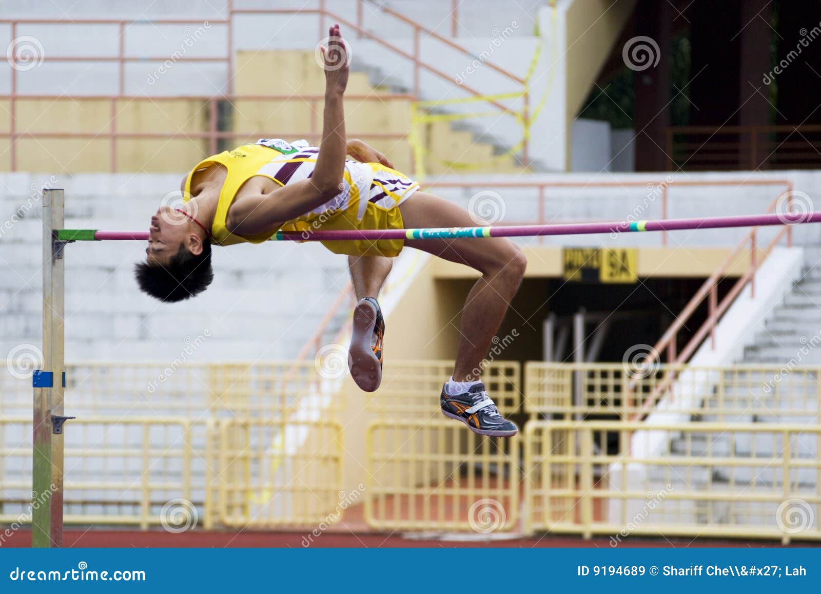 Men s High Jump Action editorial stock image. Image of championships ...
