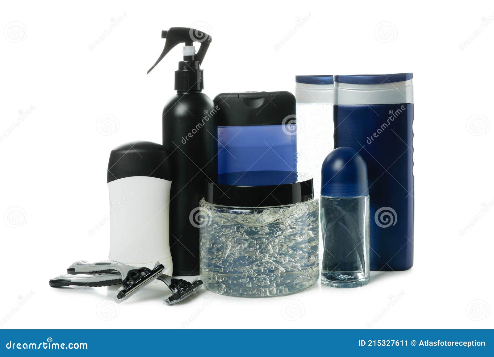 Men`s Hygiene Tools Isolate on White Background Stock Image - Image of ...