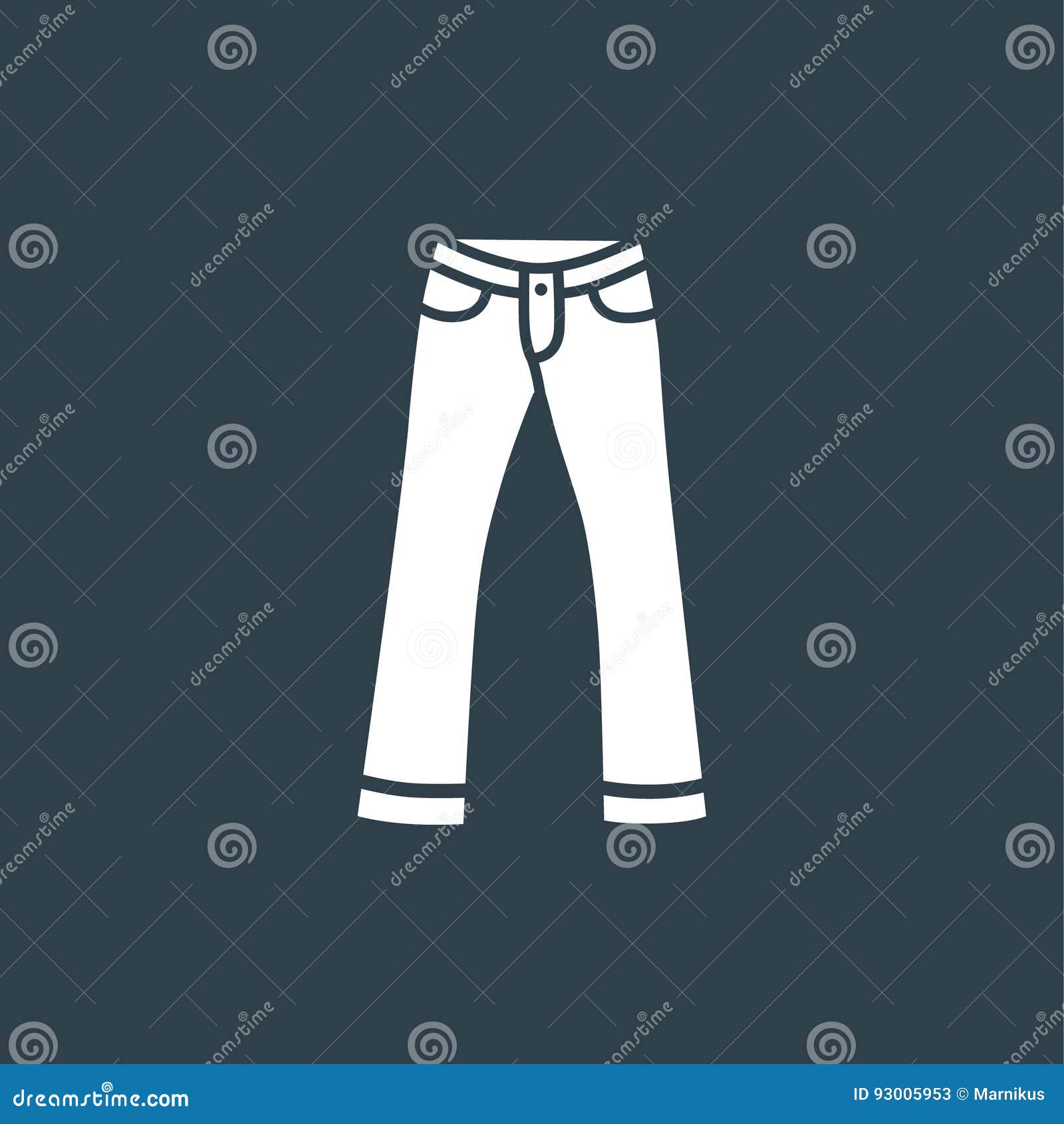 Men`s jeans stock vector. Illustration of icon, elegant - 93005953
