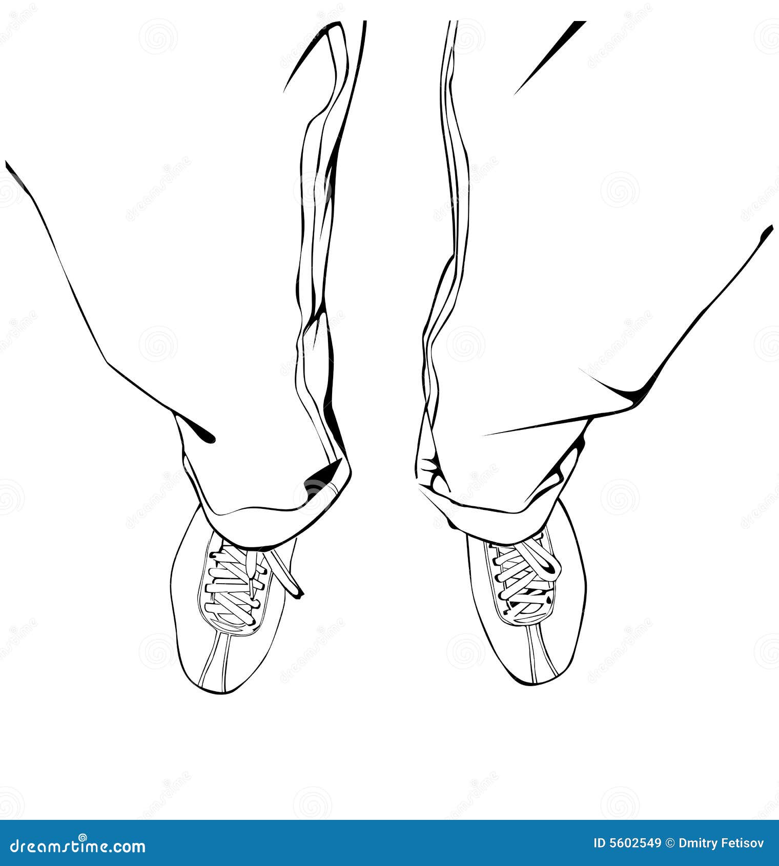 Men s legs stock vector. Illustration of sports, legs - 5602549