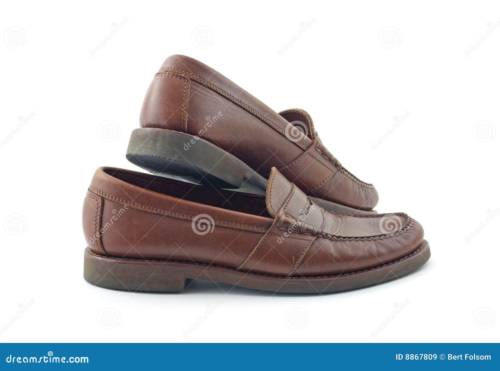 Men s loafers stock image. Image of shoe, leather, rounded - 8867809