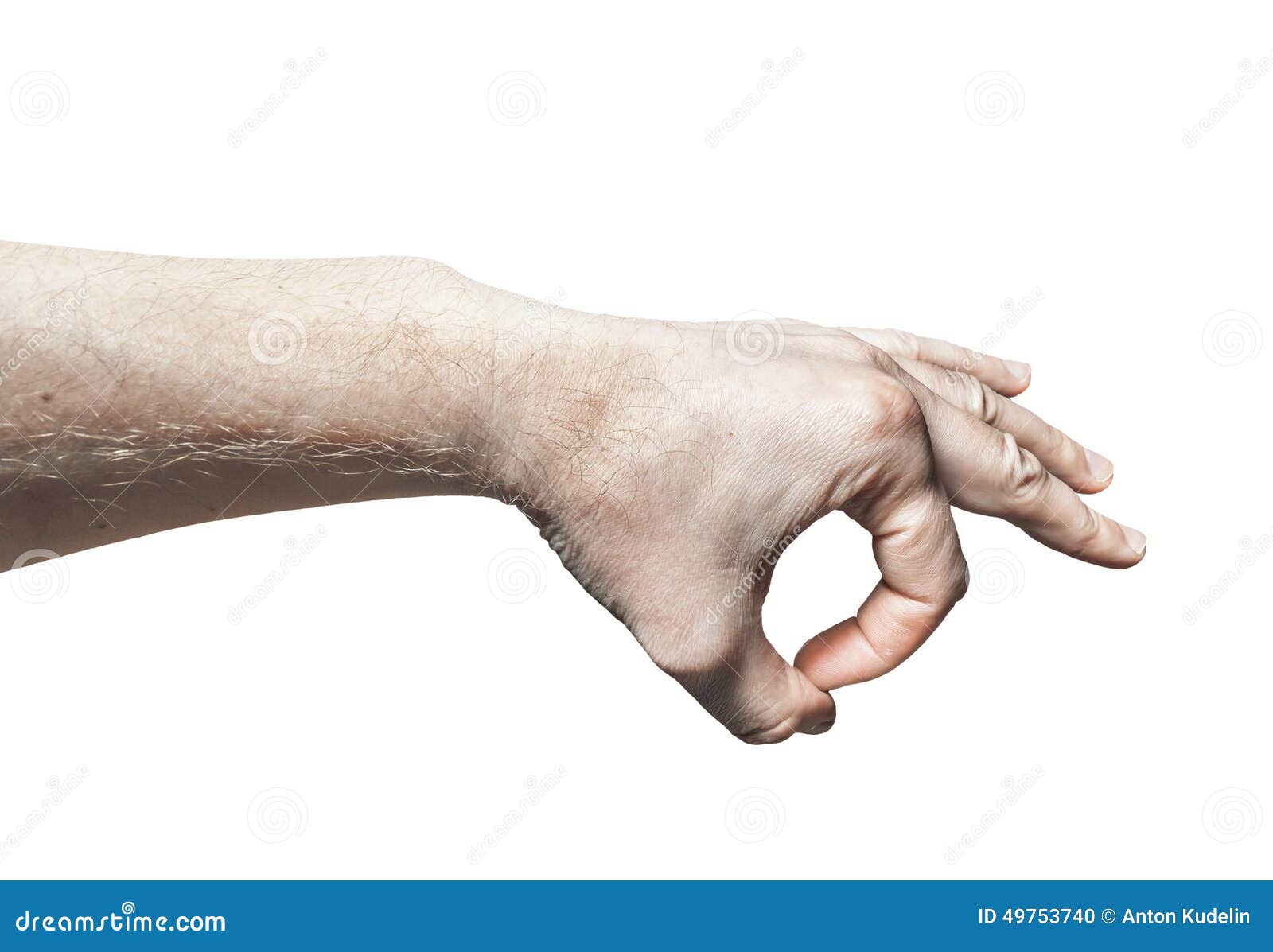 Men S Palm Down on a White Background Stock Photo - Image of ...