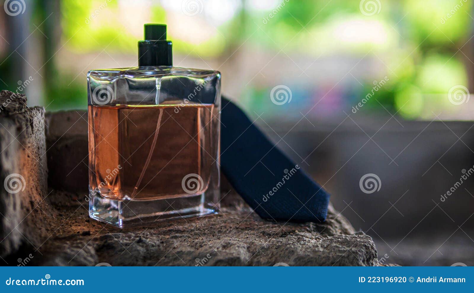 Men`s Perfume in a Jar on Old Bricks. Spirits on the Background of ...