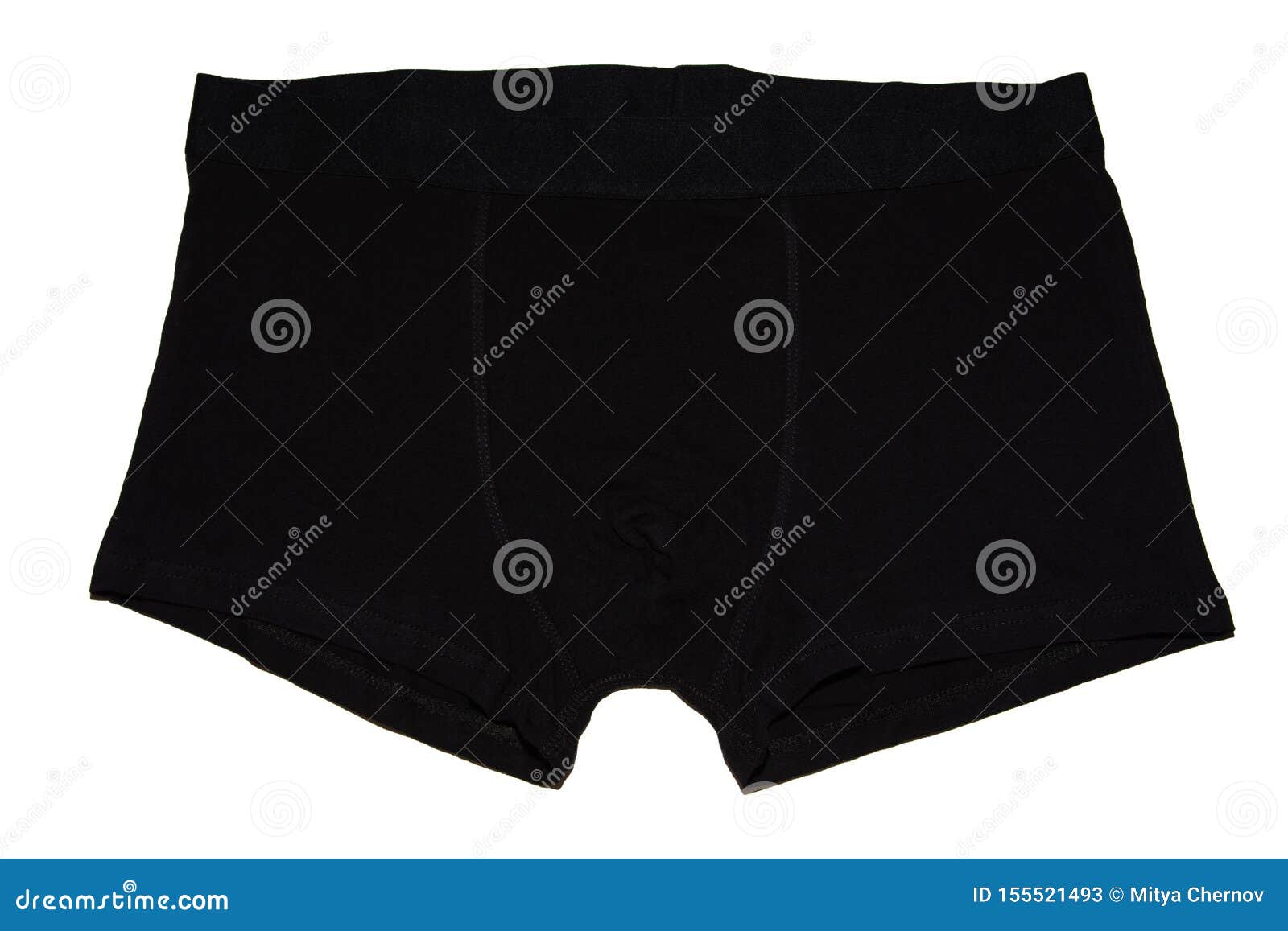 Men`s Plain Boxer Briefs Isolated on White Background. Stock Image ...