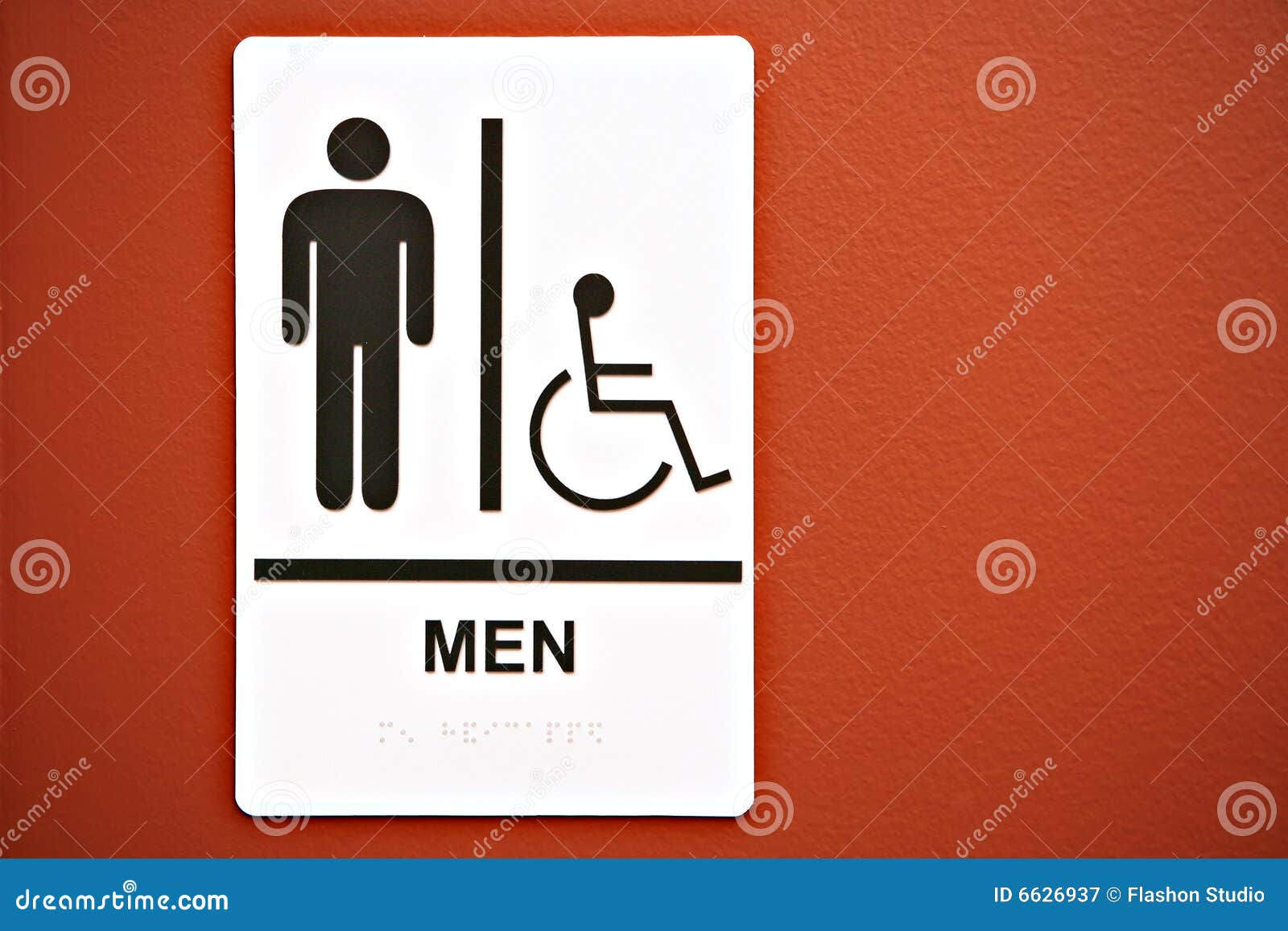 Men S Room Sign on the Wall Stock Image - Image of rest, brown: 6626937