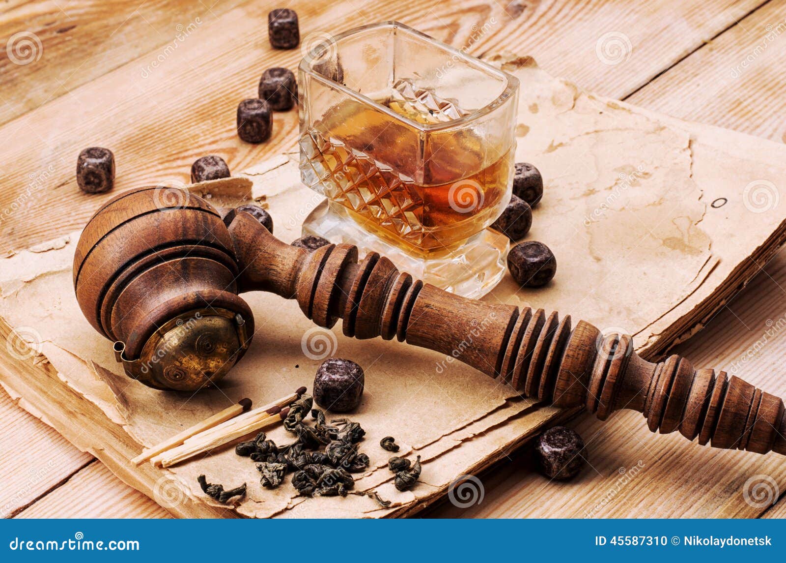 Men s set of pipe whiskey stock photo. Image of cognac - 45587310