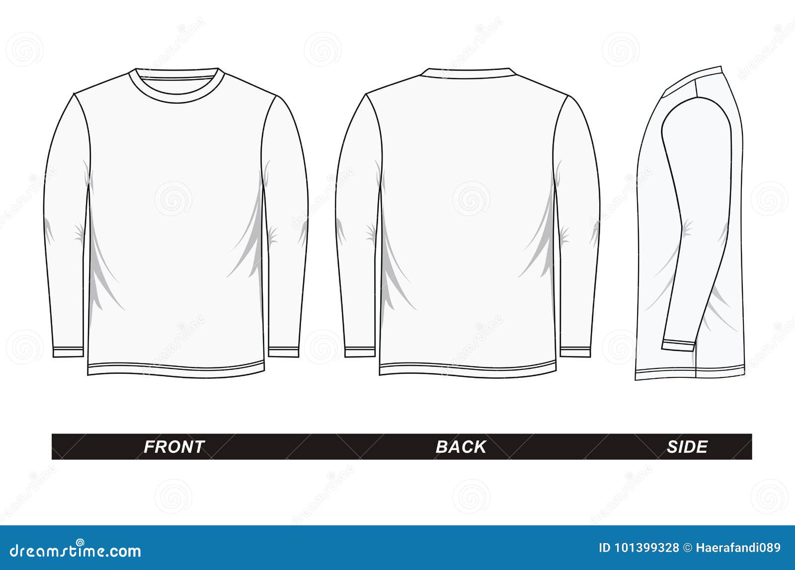 Men`s Shirt Long Sleeve Image Stock Illustration - Illustration of ...