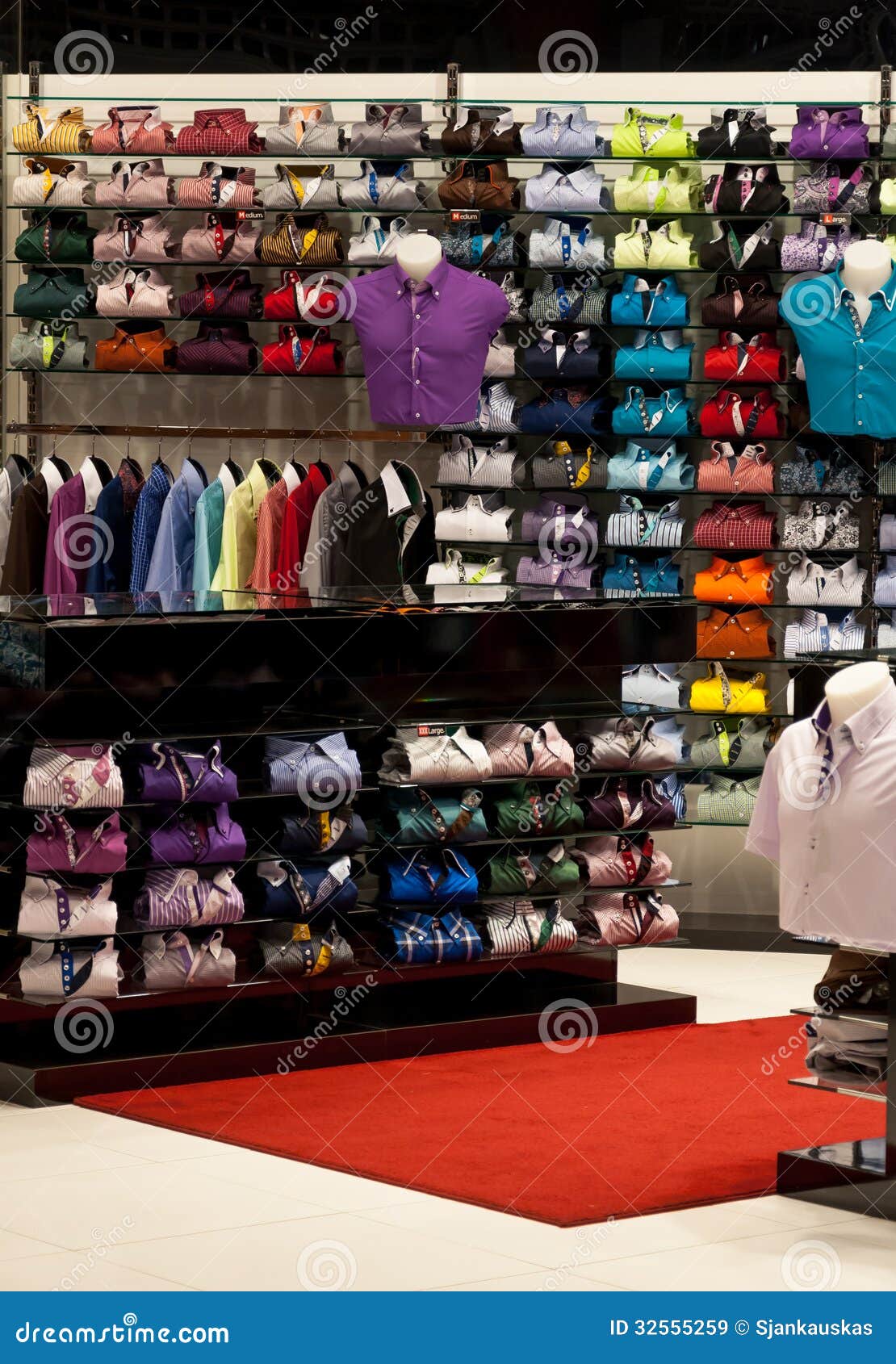 Men s shirts shop stock image. Image of colorful, lines - 32555259