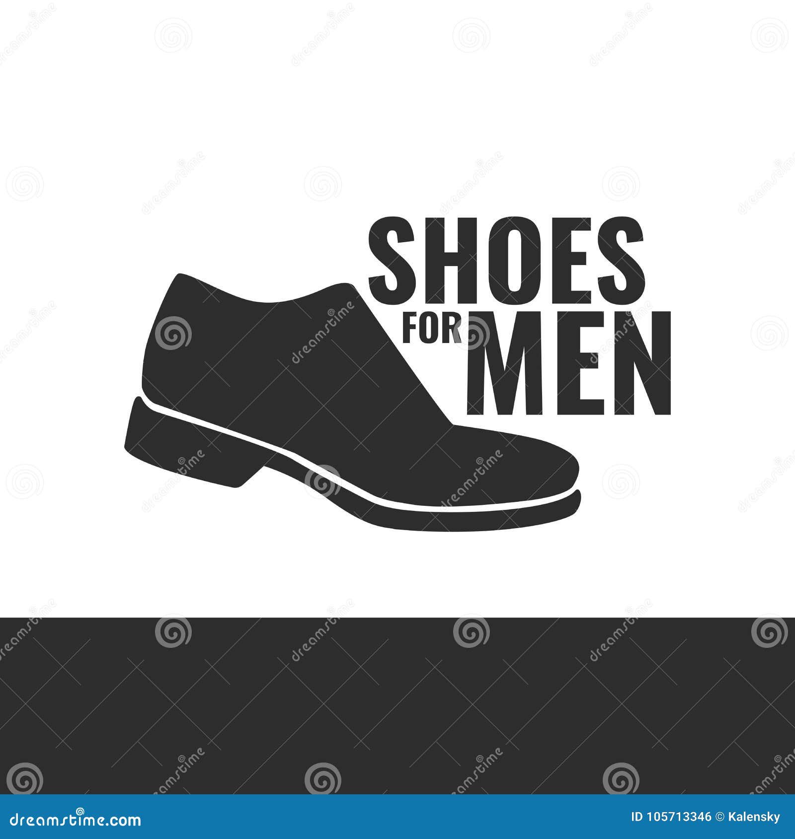 Men`s Shoes. Logo for the Shoe Store Stock Vector - Illustration of ...