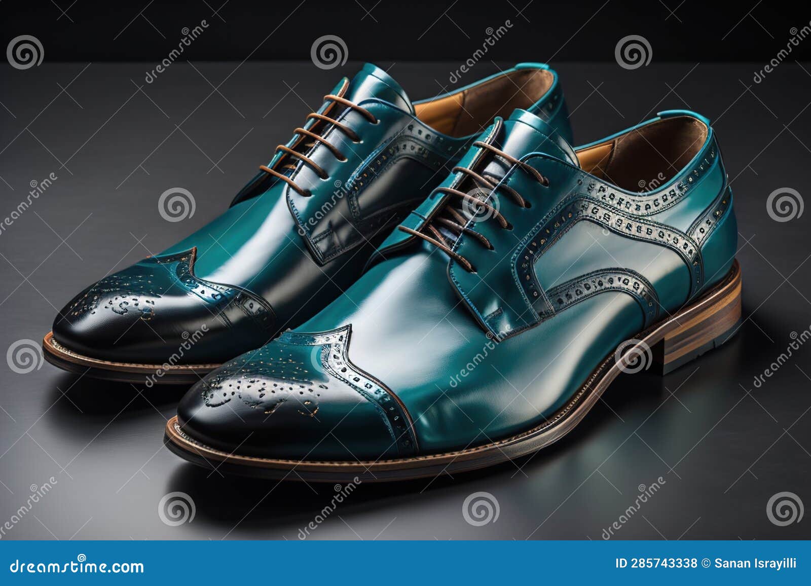 Men S Shoes on a Solid Colour Background. Studio Shot Stock Photo ...