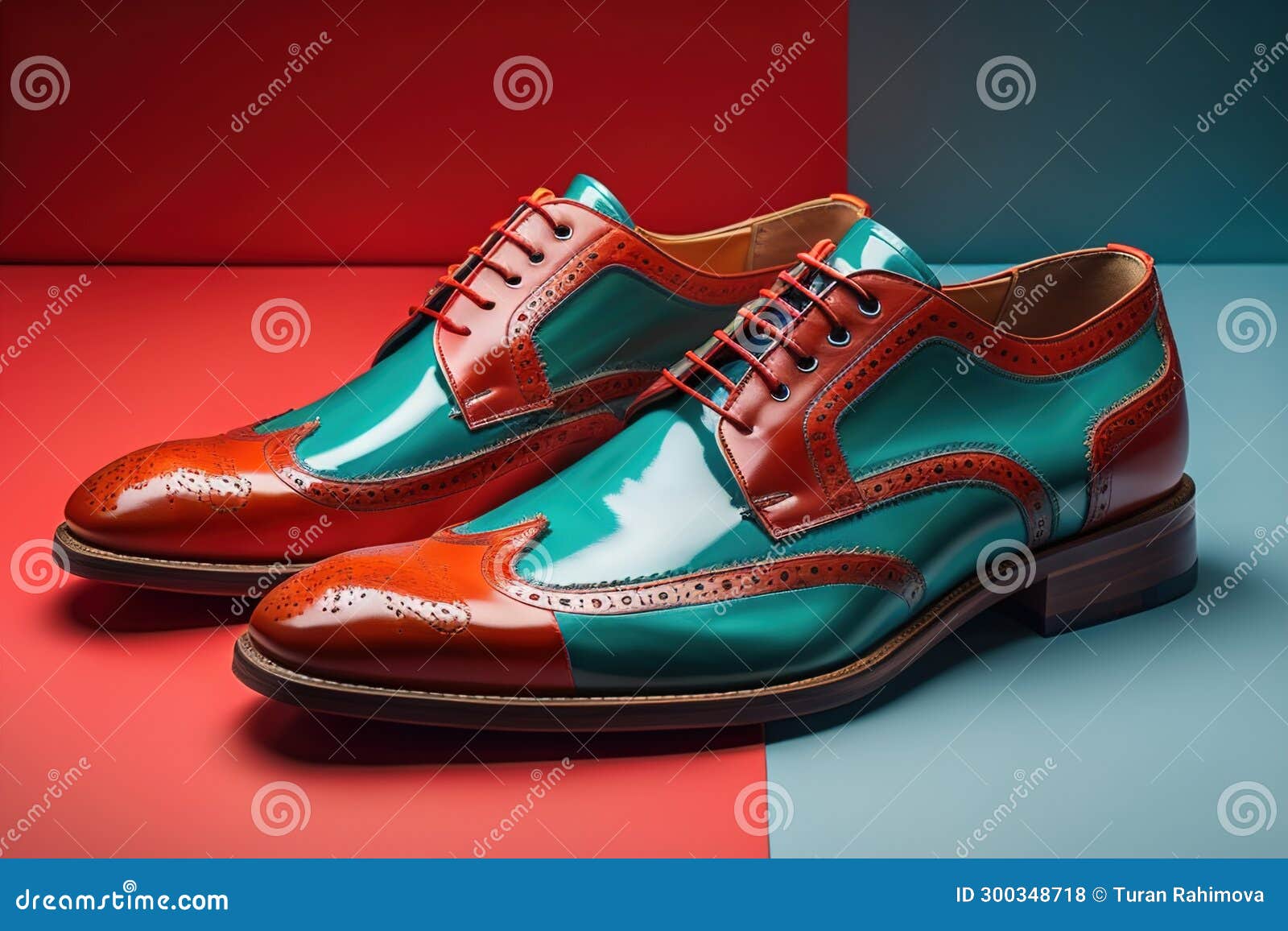 Men S Shoes on a Solid Colour Background. Studio Shot Stock Photo ...