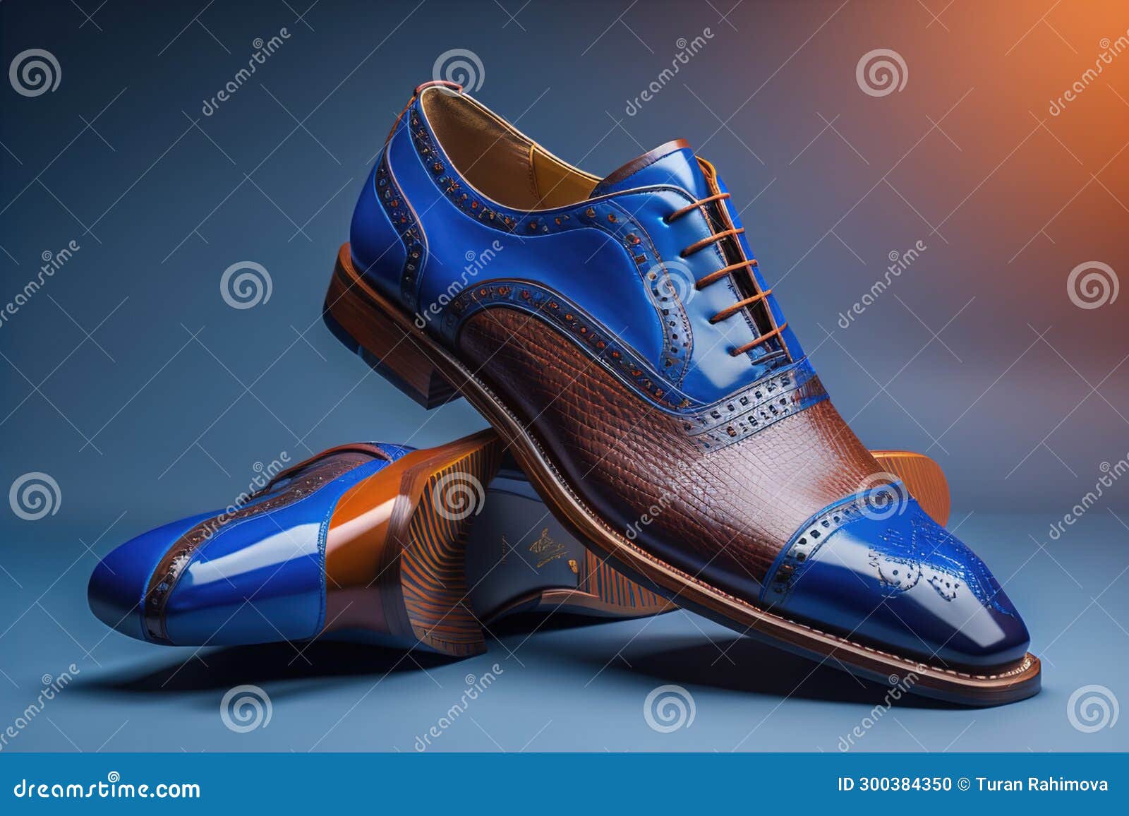 Men S Shoes on a Solid Colour Background. Studio Shot Stock ...