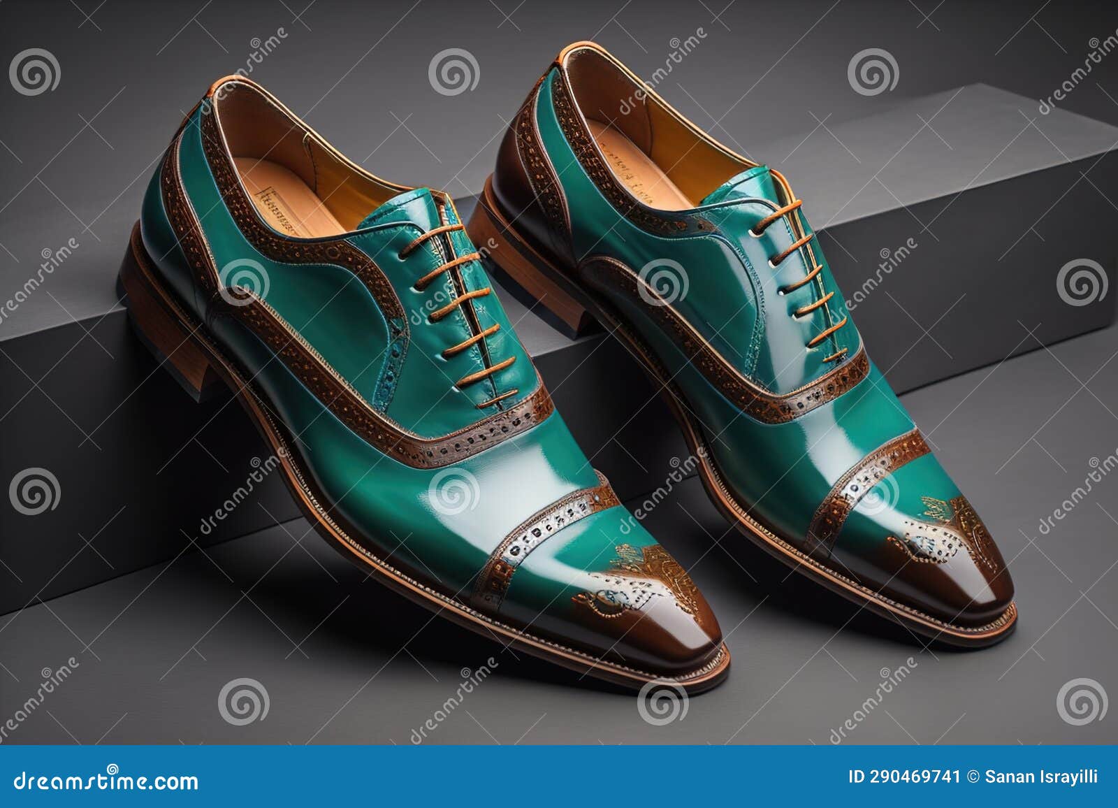 Men S Shoes on a Solid Colour Background. Studio Shot Stock ...