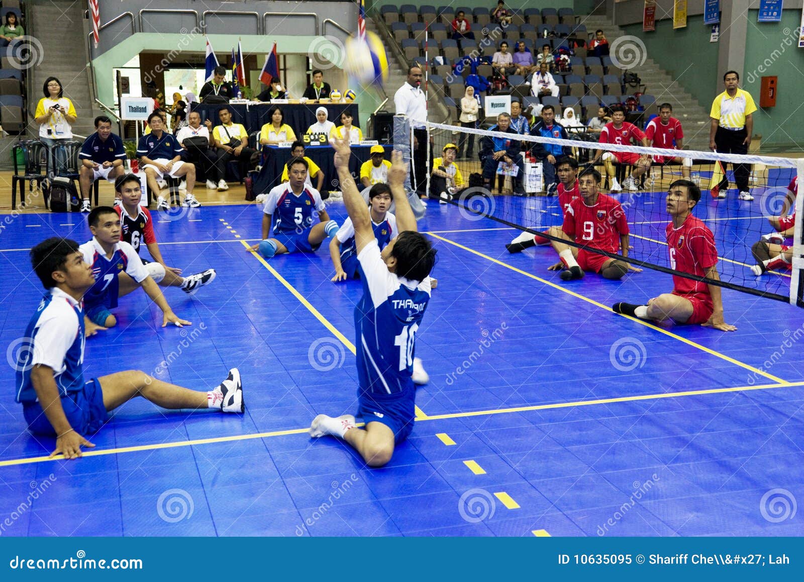 Sitting Volleyball For The Disabled Editorial Image | CartoonDealer.com ...