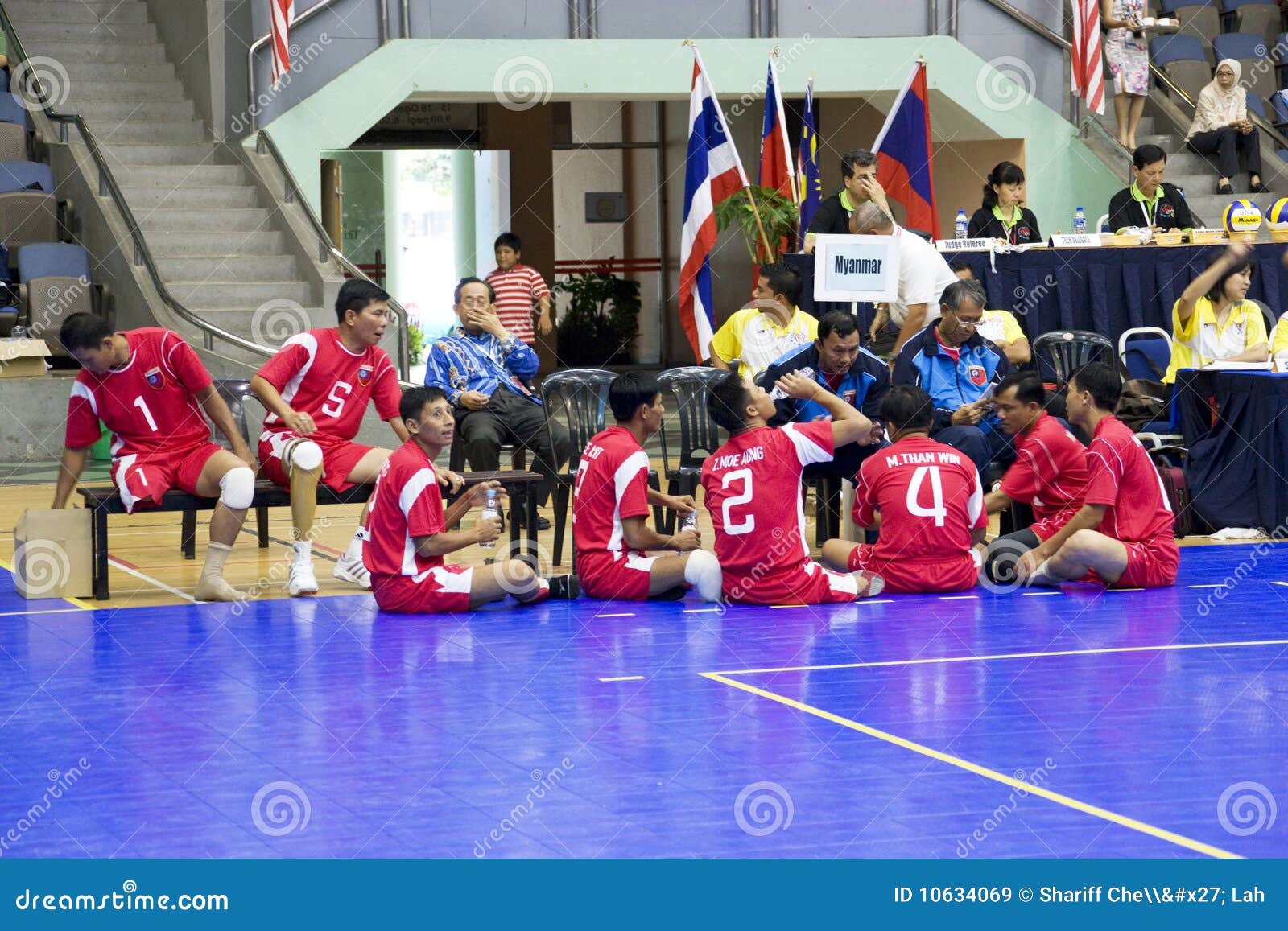 Men S Sitting Volleyball for Disabled Persons Editorial Stock Image ...