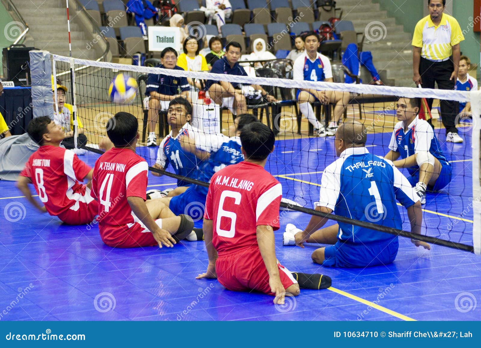 Men S Sitting Volleyball for Disabled Persons Editorial Image - Image ...
