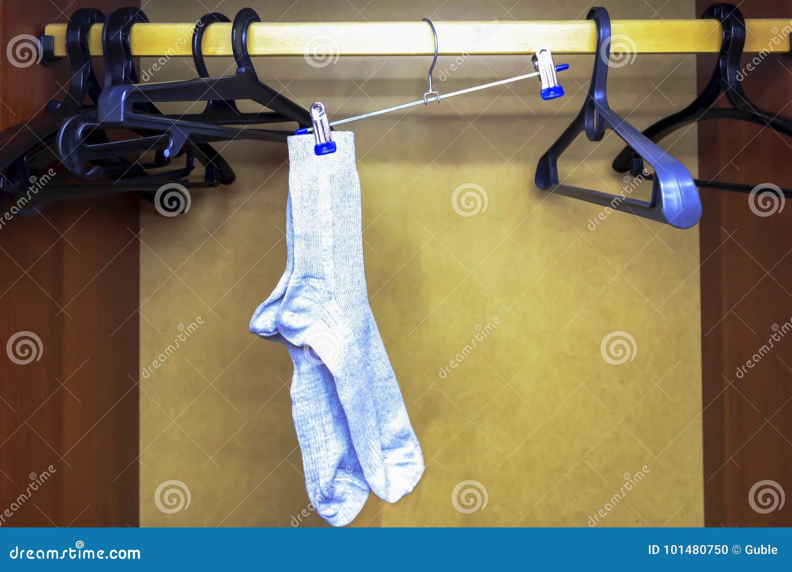 Men`s Socks in an Empty Closet Stock Photo - Image of contemporary ...