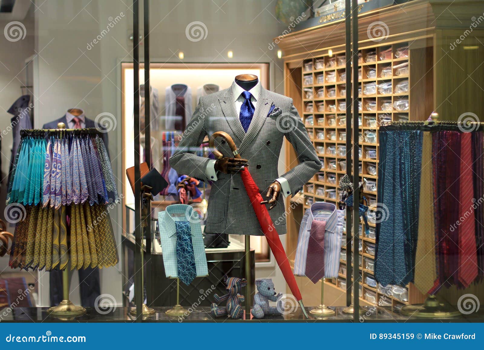 Men`s store display stock image. Image of clothes, forward - 89345159