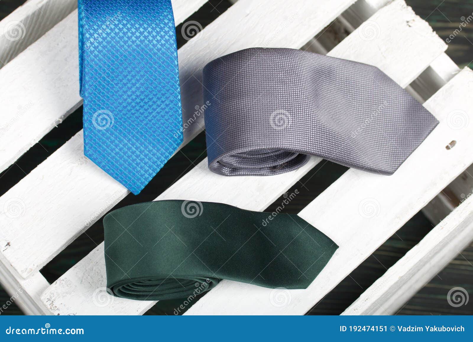 Men`s Ties In Different Colors And Sizes. For Father And Son. Love And ...