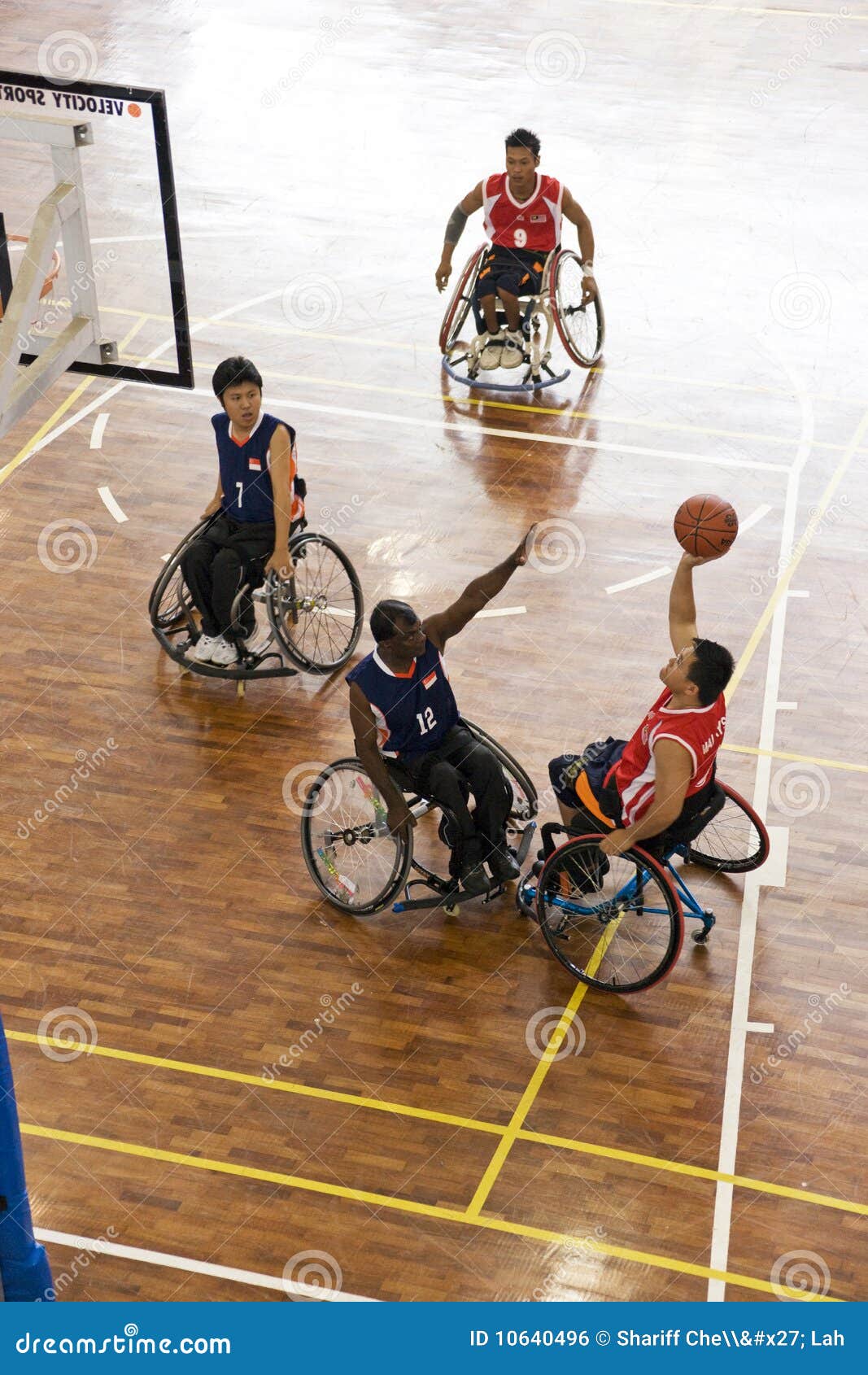 Wheelchair Basketball Stylized Logo, Disabled Person Paralympic Sport ...