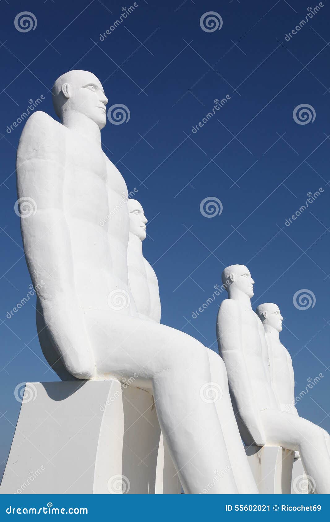 Men at Sea in Esbjerg, Denmark Editorial Photo - Image of monument ...