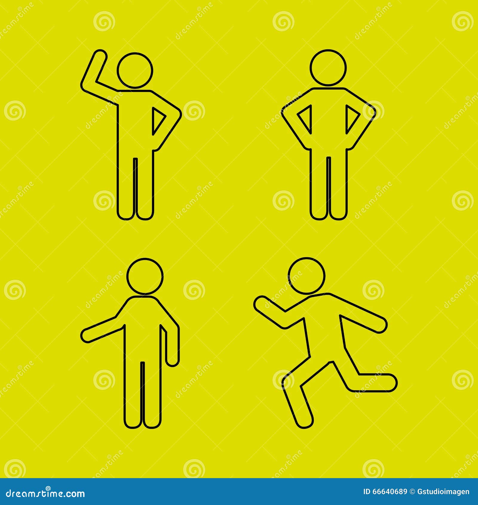 Men sign design stock illustration. Illustration of people - 66640689