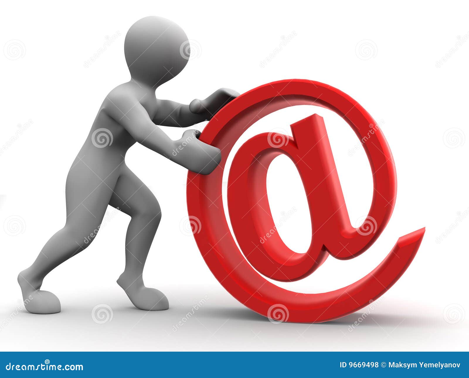 Men with sign for internet stock illustration. Illustration of object ...