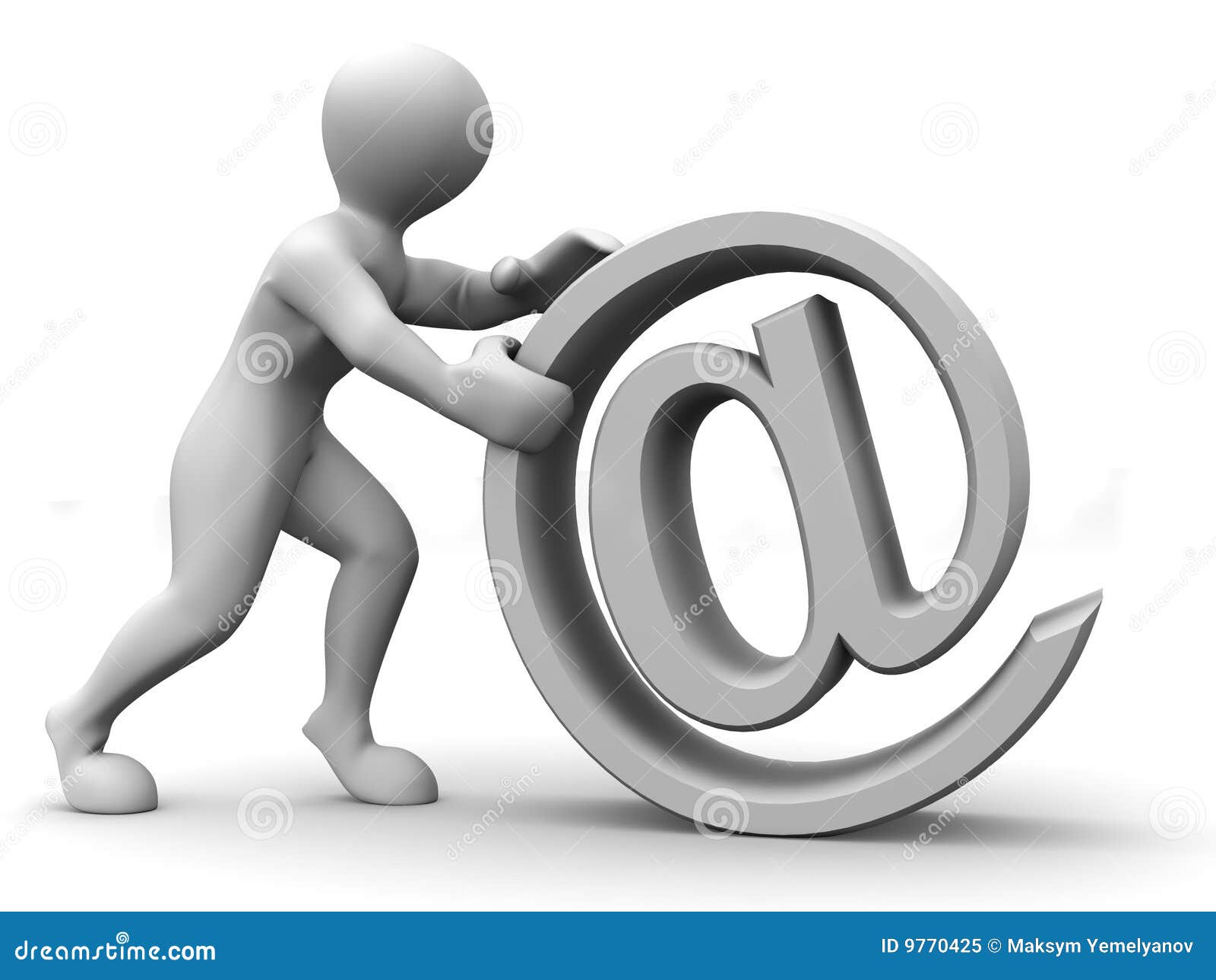 Men with sign for internet stock illustration. Illustration of people ...